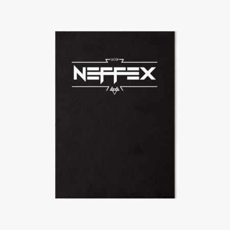 "NEFFEX Word Logo White Classic T-Shirt" Art Board Print for Sale by ...