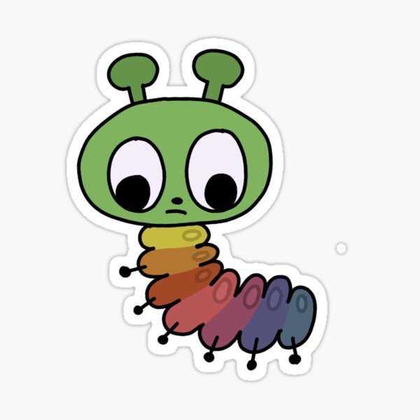 "Caterpillar " Sticker by Feel-licks | Redbubble