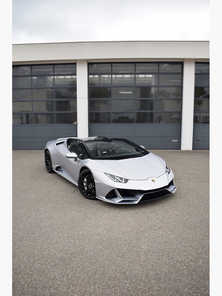 "Lamborghini Huracán Evo Spyder" Sticker for Sale by Dutchcarphoto ...