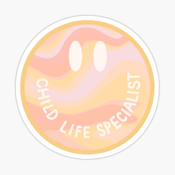 "CHILD LIFE SMILEY - tie die pink" Sticker by t-and-mae | Redbubble