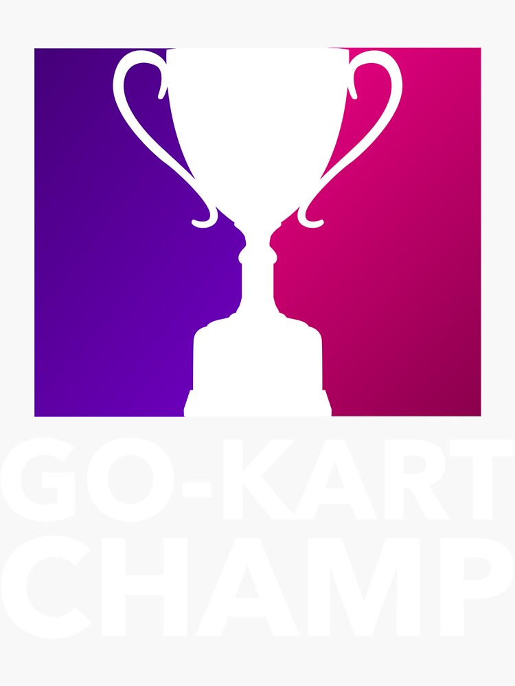 "Go-Kart Champ" Sticker by Beni09 | Redbubble