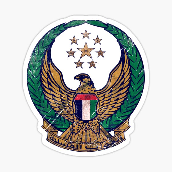 "Dubai Police Ultra-Vintage Emblem" Sticker by Lidra-Redesign | Redbubble