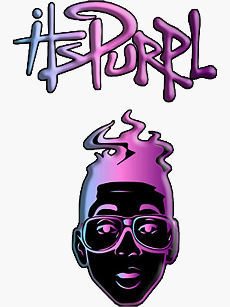 "Purple urkle logo Essential T-Shirt" Sticker for Sale by GeraKennert ...