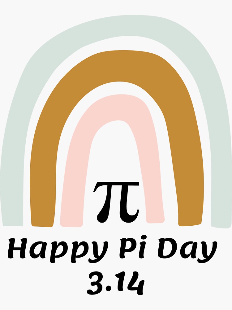 " Happy Pi Day Mathematic Math Teacher Leopard Rainbow" Sticker by ...