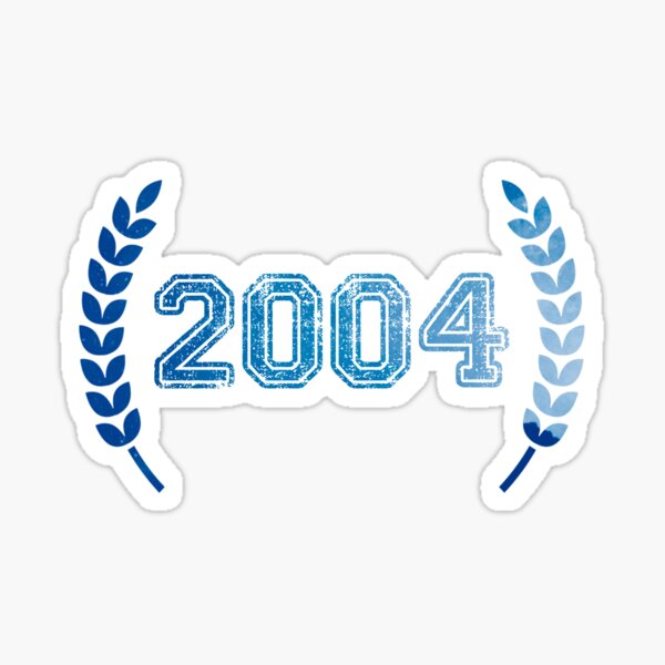 "Limited Edition 2004" Sticker by DesignDS | Redbubble
