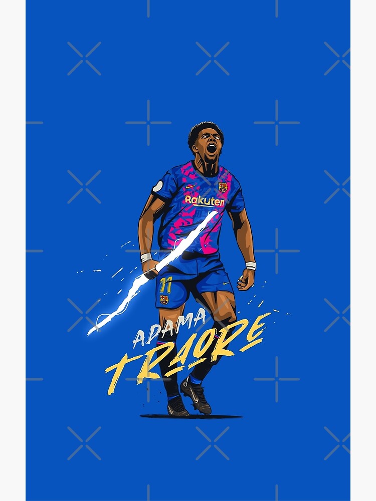 "Adama Traore illustration" Poster for Sale by farqaleitart | Redbubble