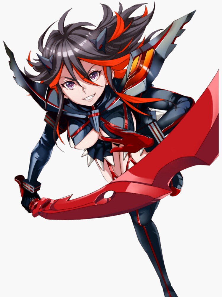 "Ryuko Matoi" Sticker by MrPiePia | Redbubble
