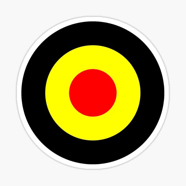 "Belgium Retro Mod" Sticker by ModSupporters | Redbubble