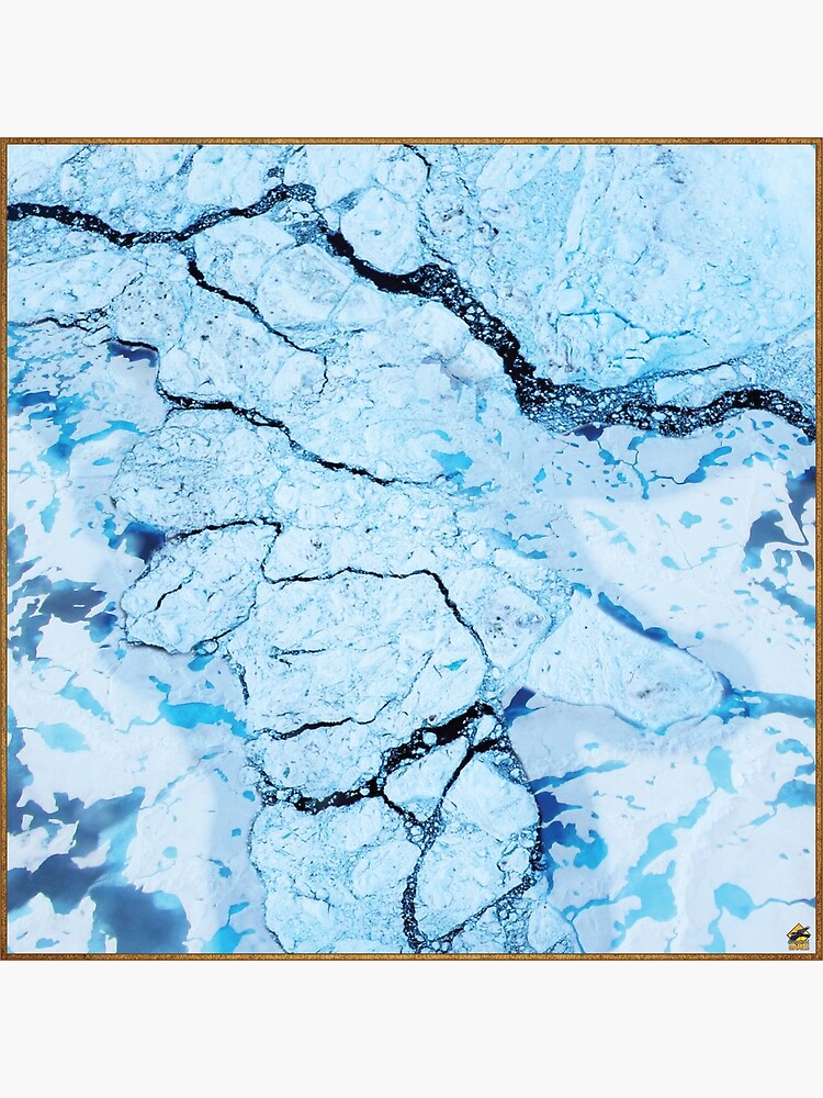 "Icy Waste 001 Battle Map for Table Top Gaming Miniature RPG" Poster by ...