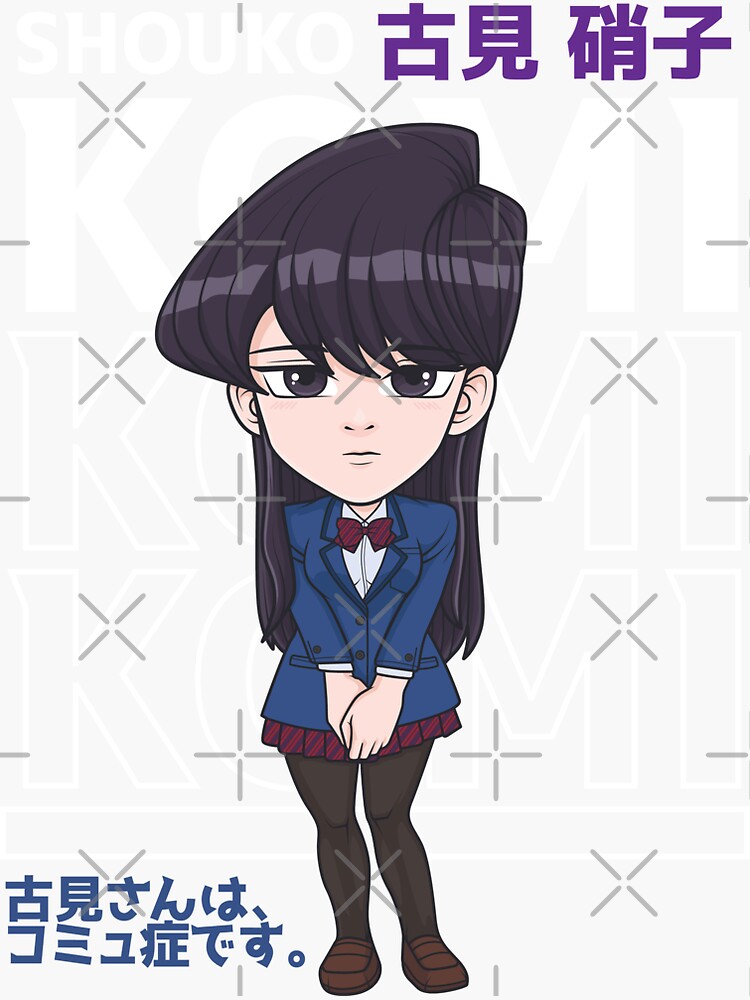 Pegatina «Shoko Komi Chibi» de TeeTowArgh | Redbubble