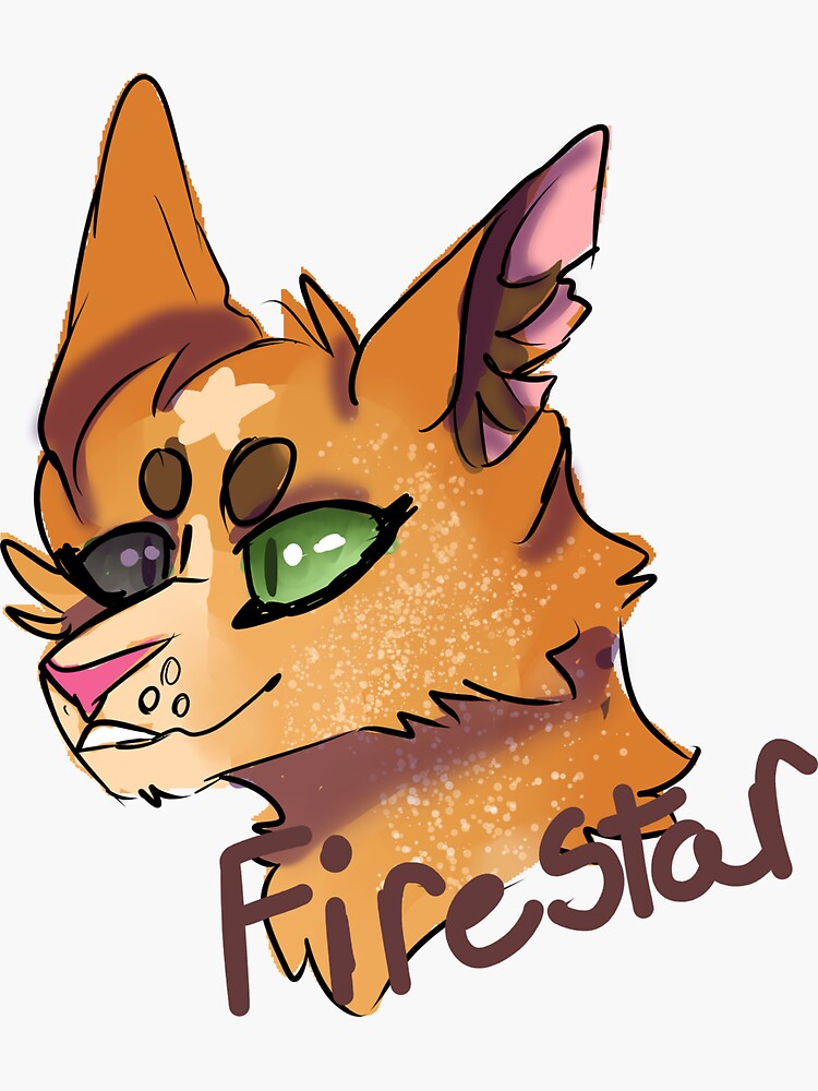 "Firestar Sticker" Sticker by SeventhCalico | Redbubble
