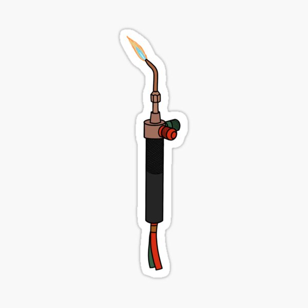 "Metalsmithing torch" Sticker by maloupaul | Redbubble
