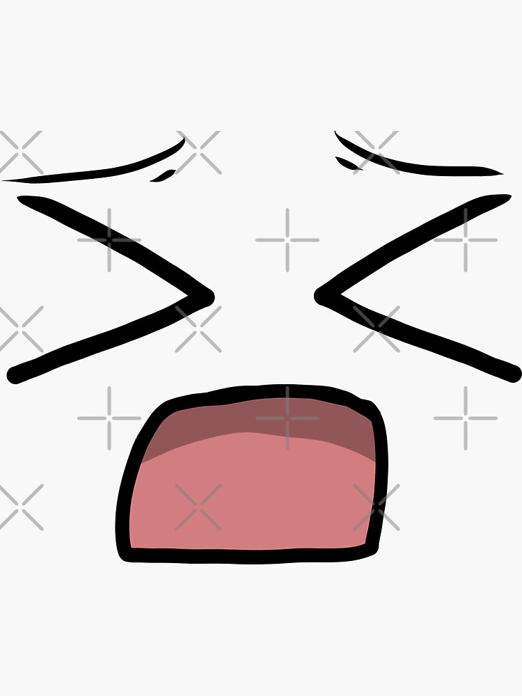 "XD Face" Sticker for Sale by Nyamelon | Redbubble