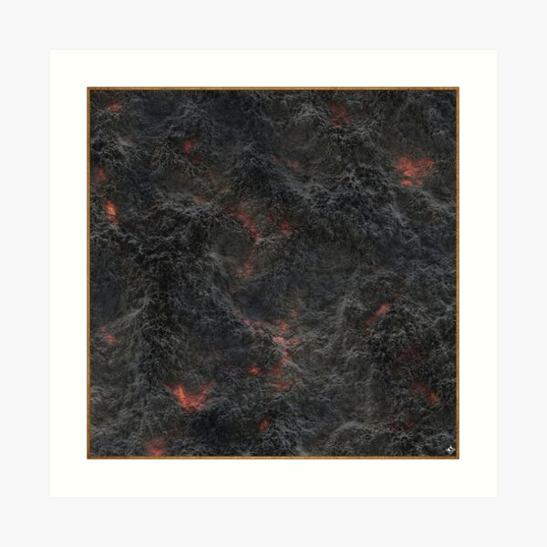 "Lava Fields Design 001 Battle Map Table Top Miniature RPG Gaming Map ...