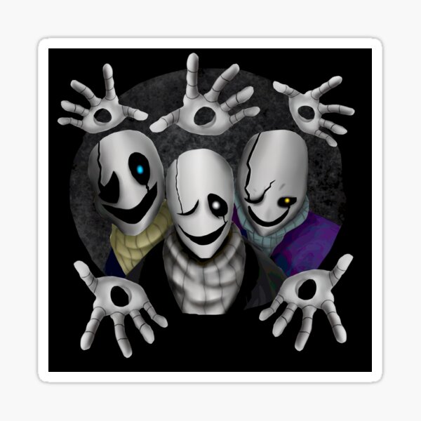 "Gaster Trio" Sticker for Sale by MoonRushers | Redbubble