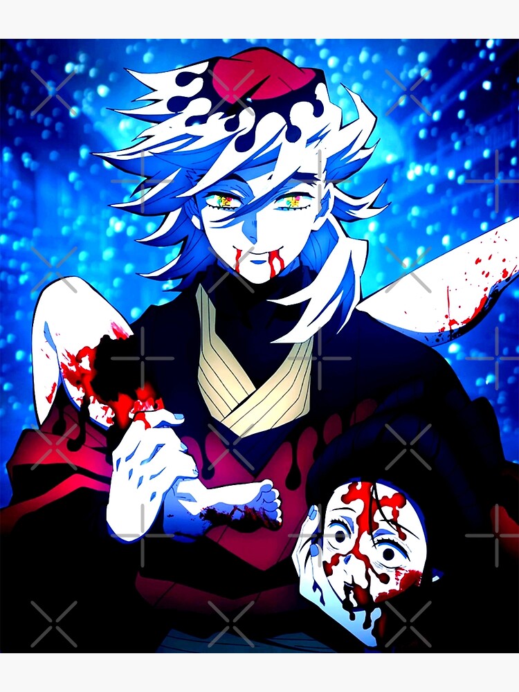 "upper rank two demon doma kimetsu no yaiba" Poster by oussehille ...
