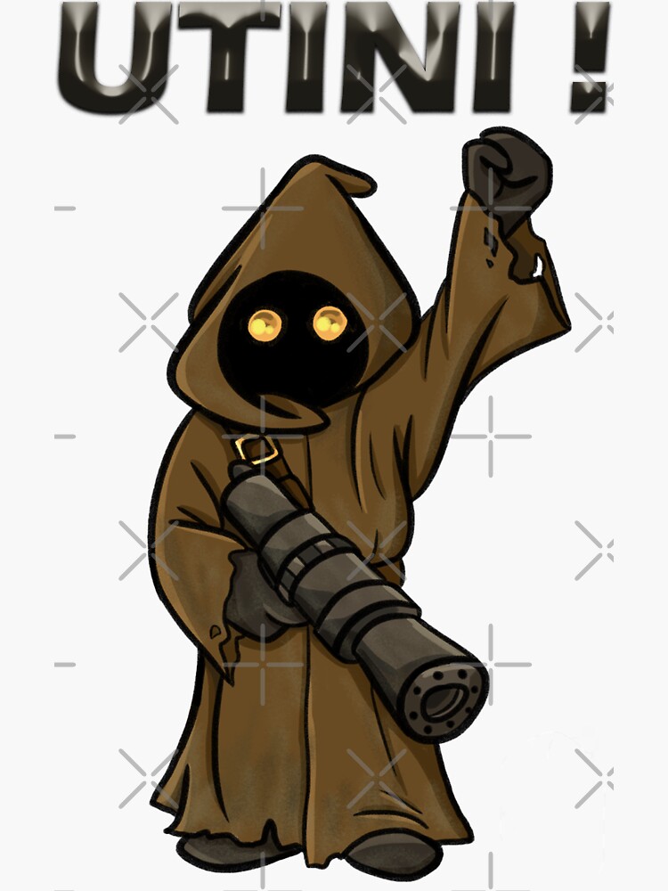 "UTINI !" Sticker for Sale by badr-eddin | Redbubble