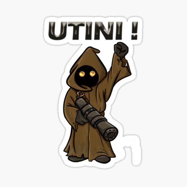 "UTINI !" Sticker for Sale by badr-eddin | Redbubble