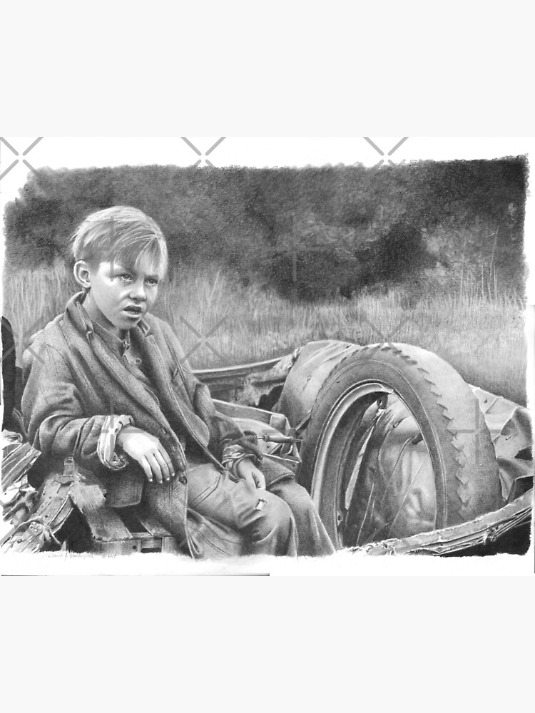 "Depression-Era Boy" Art Print by paper2pencil | Redbubble