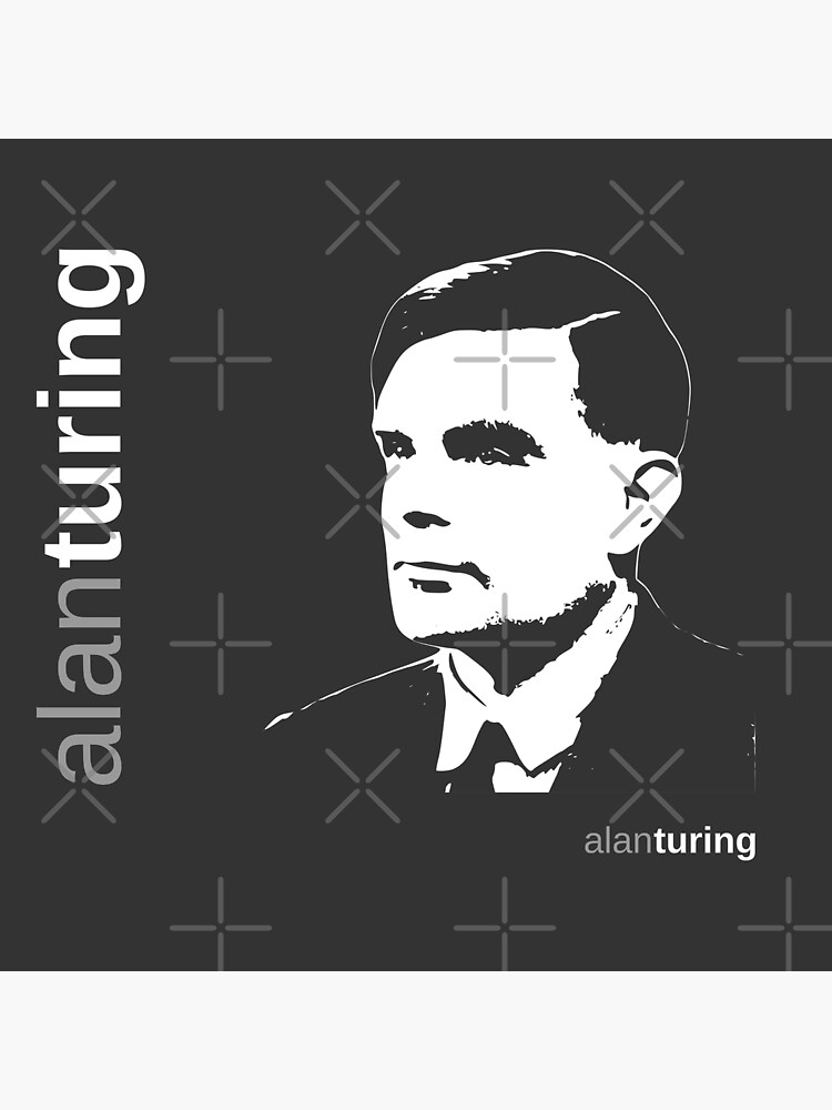 "Classic Alan Turing poster" Poster for Sale by CMYKStudio | Redbubble