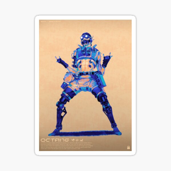 "Octane Artwork + Quote + Bio High Quality " Sticker by Leukoph | Redbubble