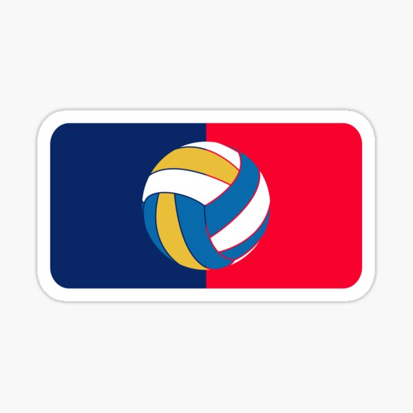 "Volleyball sport drawing" Sticker for Sale by Blondiabshop | Redbubble