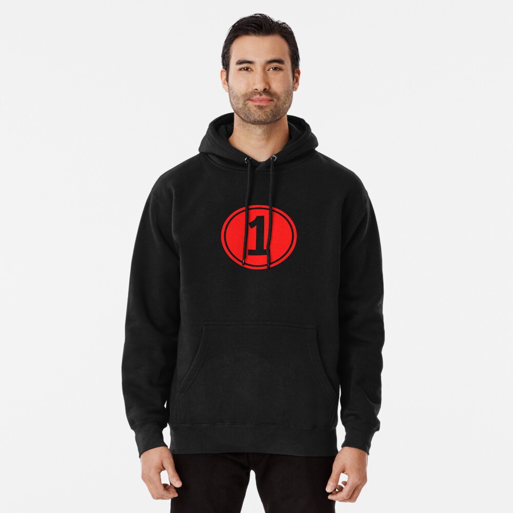 "Big Red Dot Number 1" Sticker for Sale by nocap82 | Redbubble
