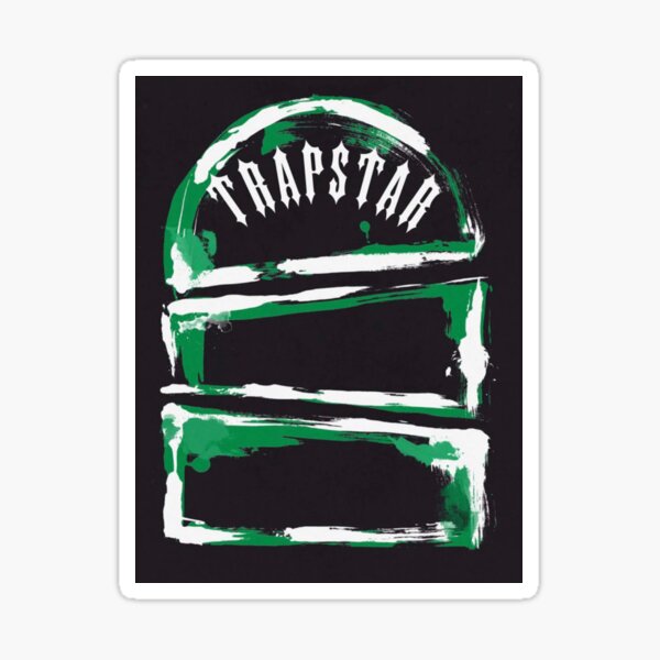 "TRAPSTAR GREEN" Sticker by DleVerified | Redbubble