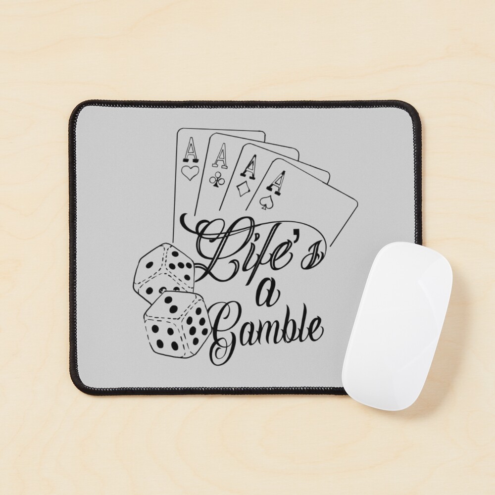 "Life's a Gamble" Sticker for Sale by Yazggeldi | Redbubble
