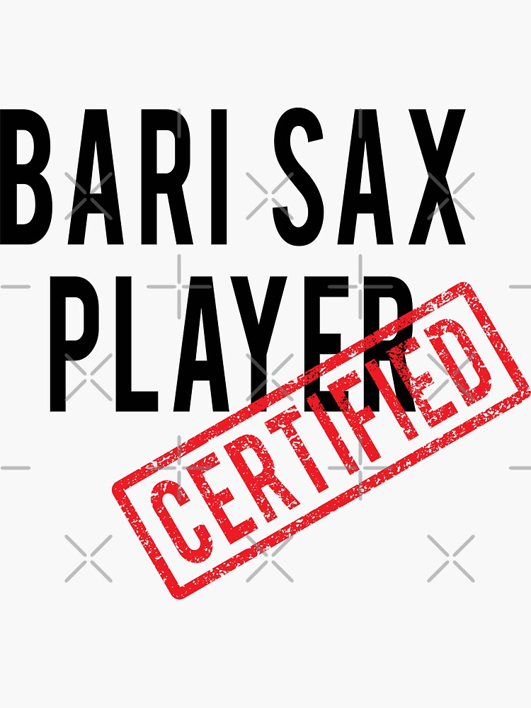 "Baritone Saxophone" Sticker for Sale by 2djazz | Redbubble