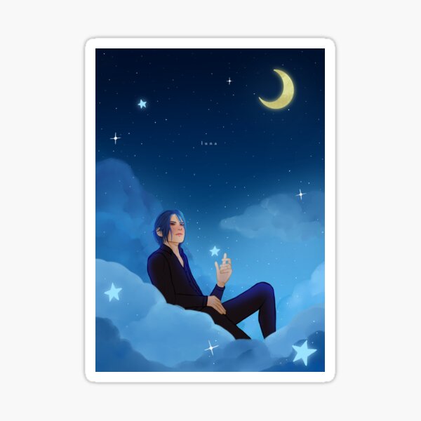 "Luna" Sticker for Sale by noxdivina | Redbubble