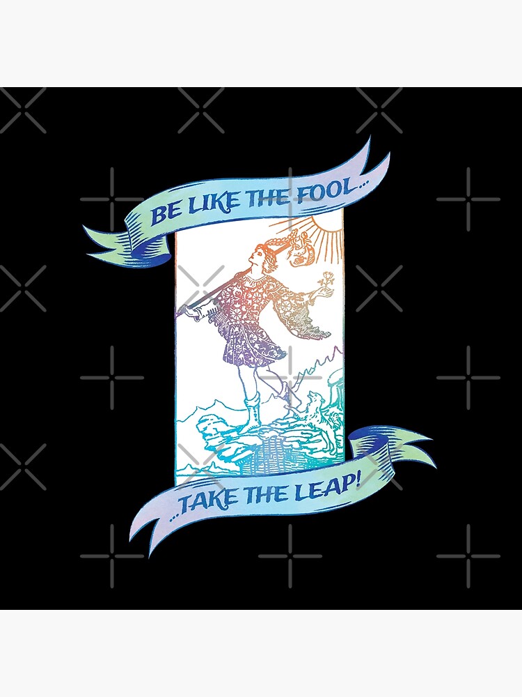 "The Fool Black Background - Be Like The Fool...Take The Leap! - Tarot ...