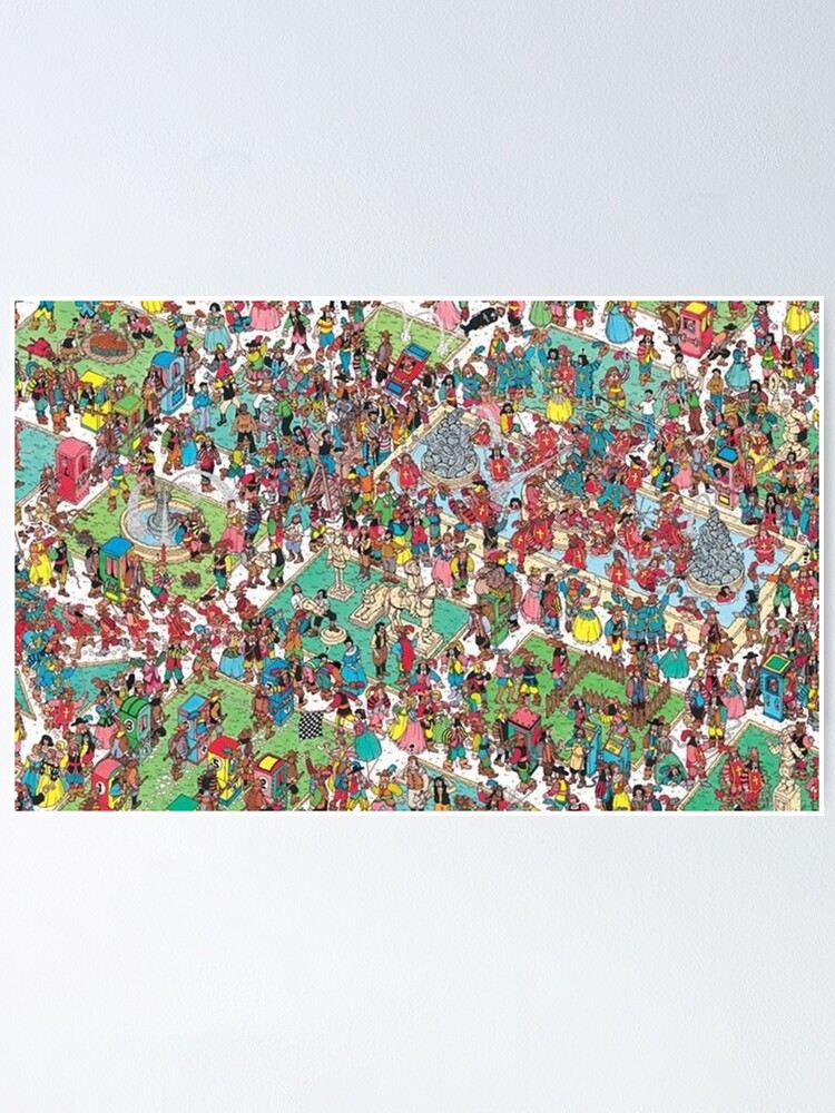 Póster «¿Dónde está Wally? Encuentra a Wally Libro» de PedroCorga ...