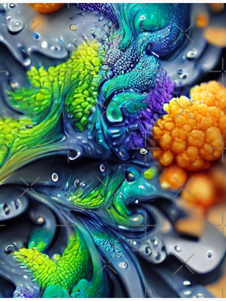 ""Fractals With A Splash of Color"" Poster for Sale by ArfulIntells ...