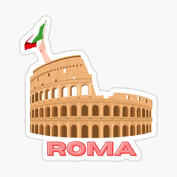 "Colosseum Rome Roma" Sticker by Chaymarochdi | Redbubble