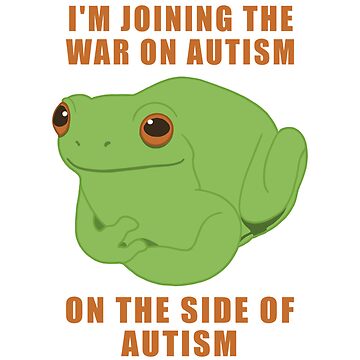 "autism frog" Sticker for Sale by impookies | Redbubble