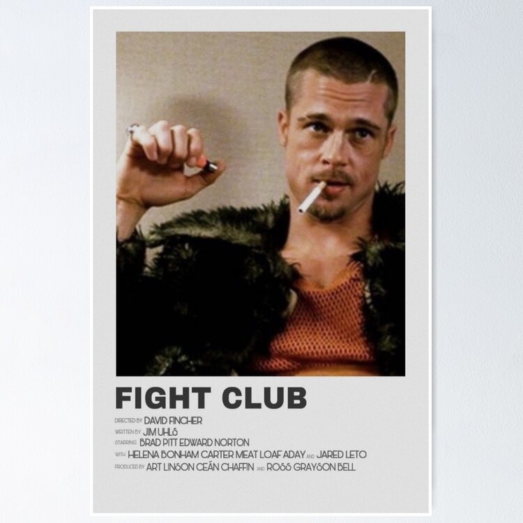 NEW Fight Club Poster Wall Art, Home Decor, Poster Vintage Trending (NO ...