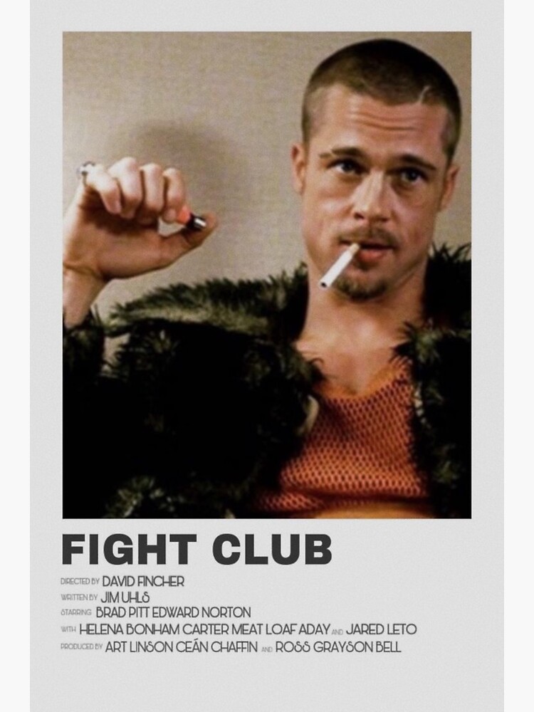 "Fight club poster" Sticker by sranje | Redbubble