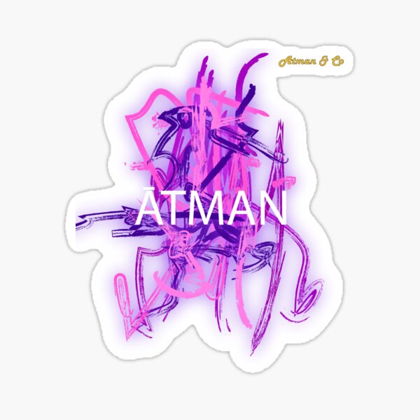 "Atman and the violate flame" Sticker for Sale by AtmanCo | Redbubble