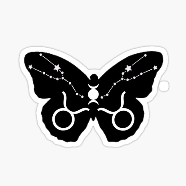 "Taurus Butterfly" Sticker by Chiikitty4562 | Redbubble