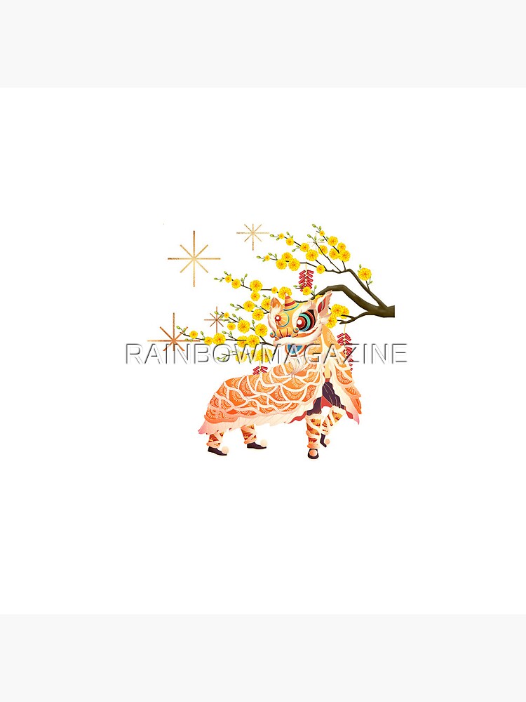 "Lunar year, behind the tiger as a lucky animal, this art brings the ...