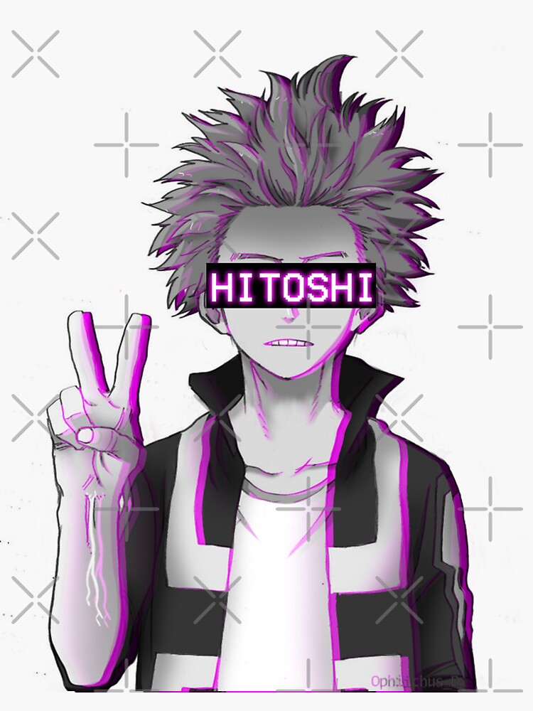"hitoshi shinso Mha" Sticker for Sale by Ilyass18 | Redbubble