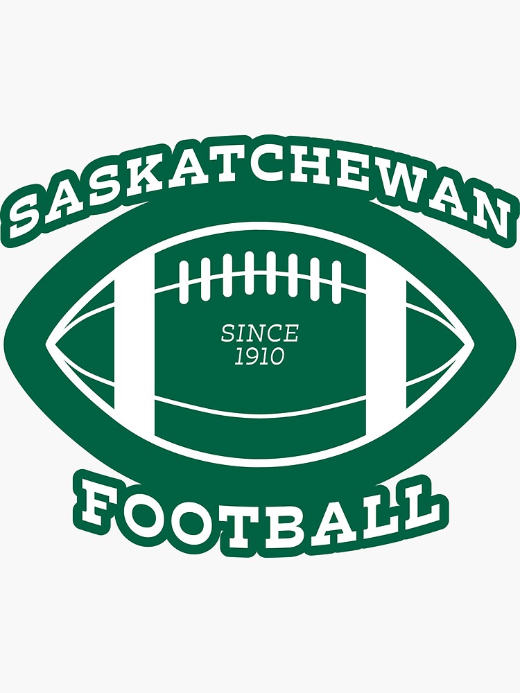 "Saskatchewan Football - Inverse" Sticker for Sale by Tailgate ...