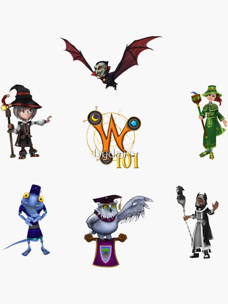"wizard101" Sticker for Sale by byclaire | Redbubble