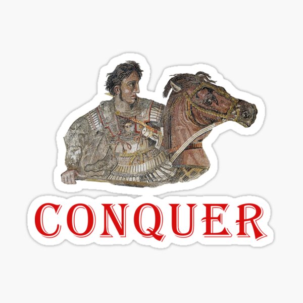 "Alexander the Great Sticker" Sticker by RaviSenGupta | Redbubble