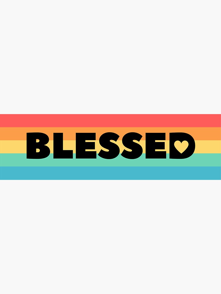 "Blessed Pride Rainbow Gay LGBTQIA Trans Queer Non Binary Rights ...