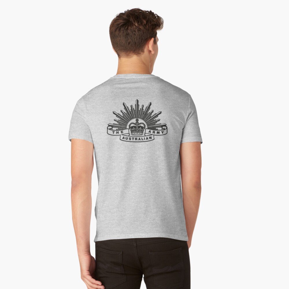 "Australian Army Rising Sun Black & White" Sticker for Sale by ...