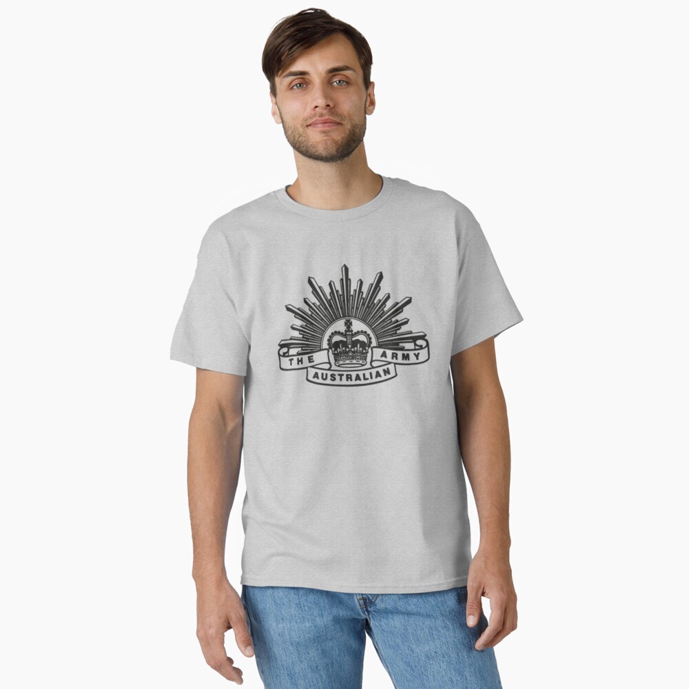 "Australian Army Rising Sun Black & White" Sticker for Sale by ...