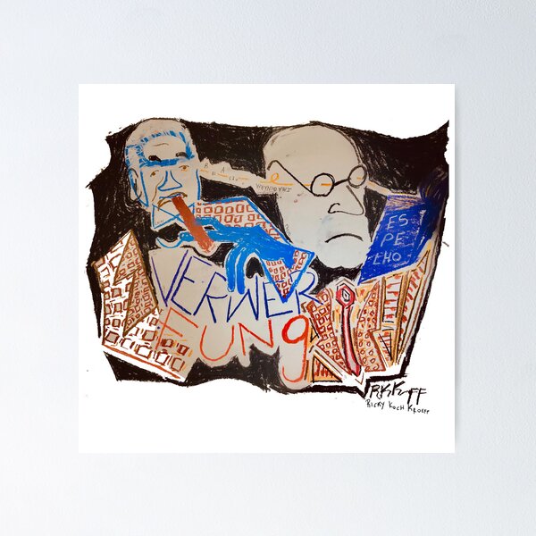 "Freud & Lacan - Verwerfung" Poster for Sale by RickyKroeff | Redbubble