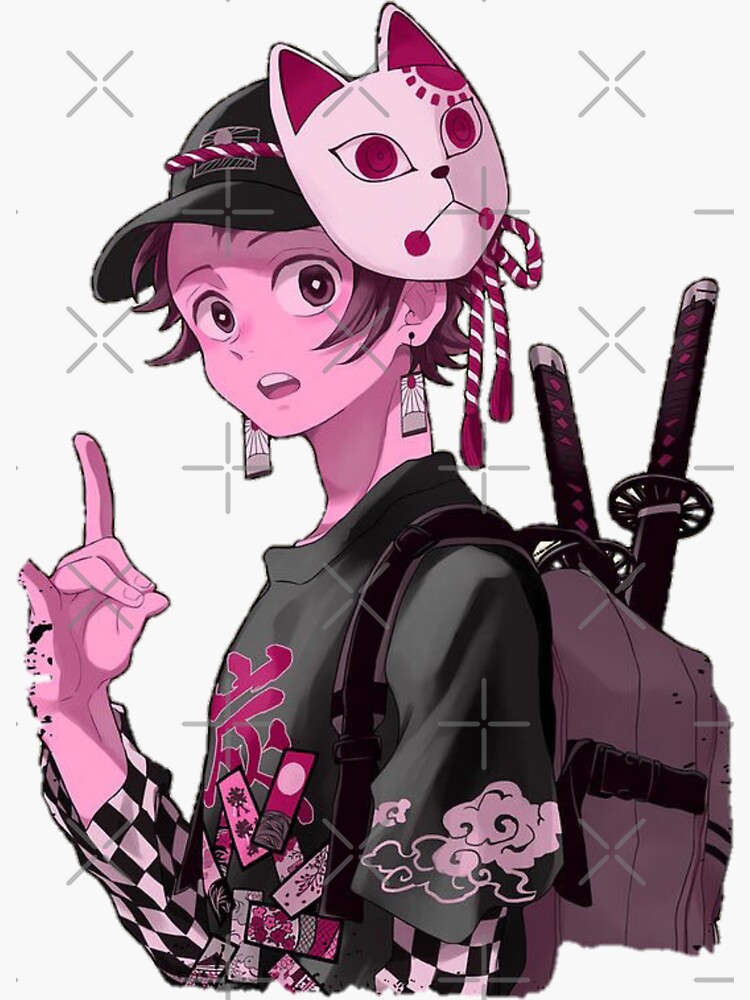 "Doma Akaza Kokushibo" Sticker for Sale by Bellla-m | Redbubble
